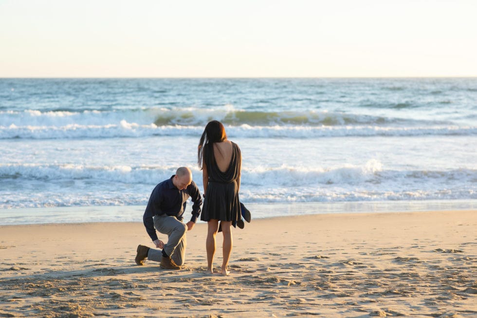 Beach Proposal Photos in Santa Monica | Best Proposal Photography